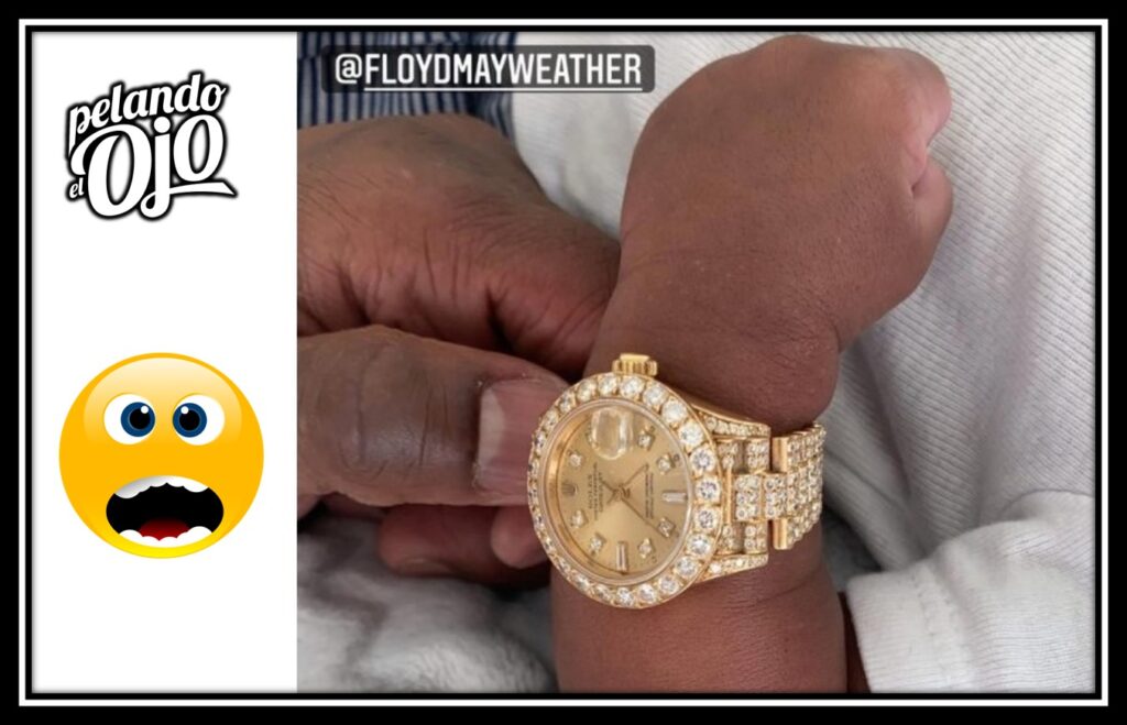 Otra excentricidad de Floyd Mayweather: le regaló un reloj con ...